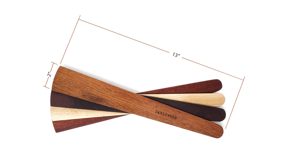 Modern Wooden Spatula Set - Earlywood