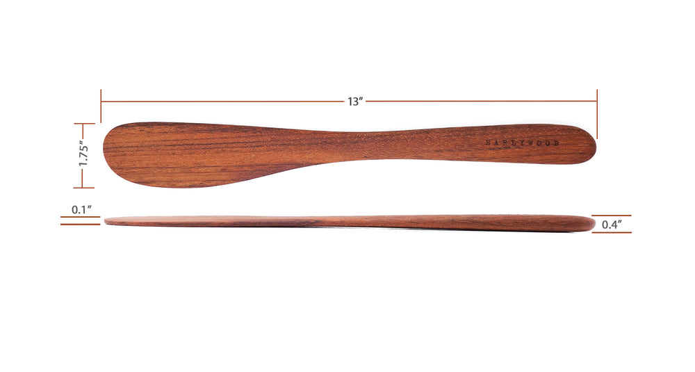 wood honey stirrer and peanut butter knife - Earlywood