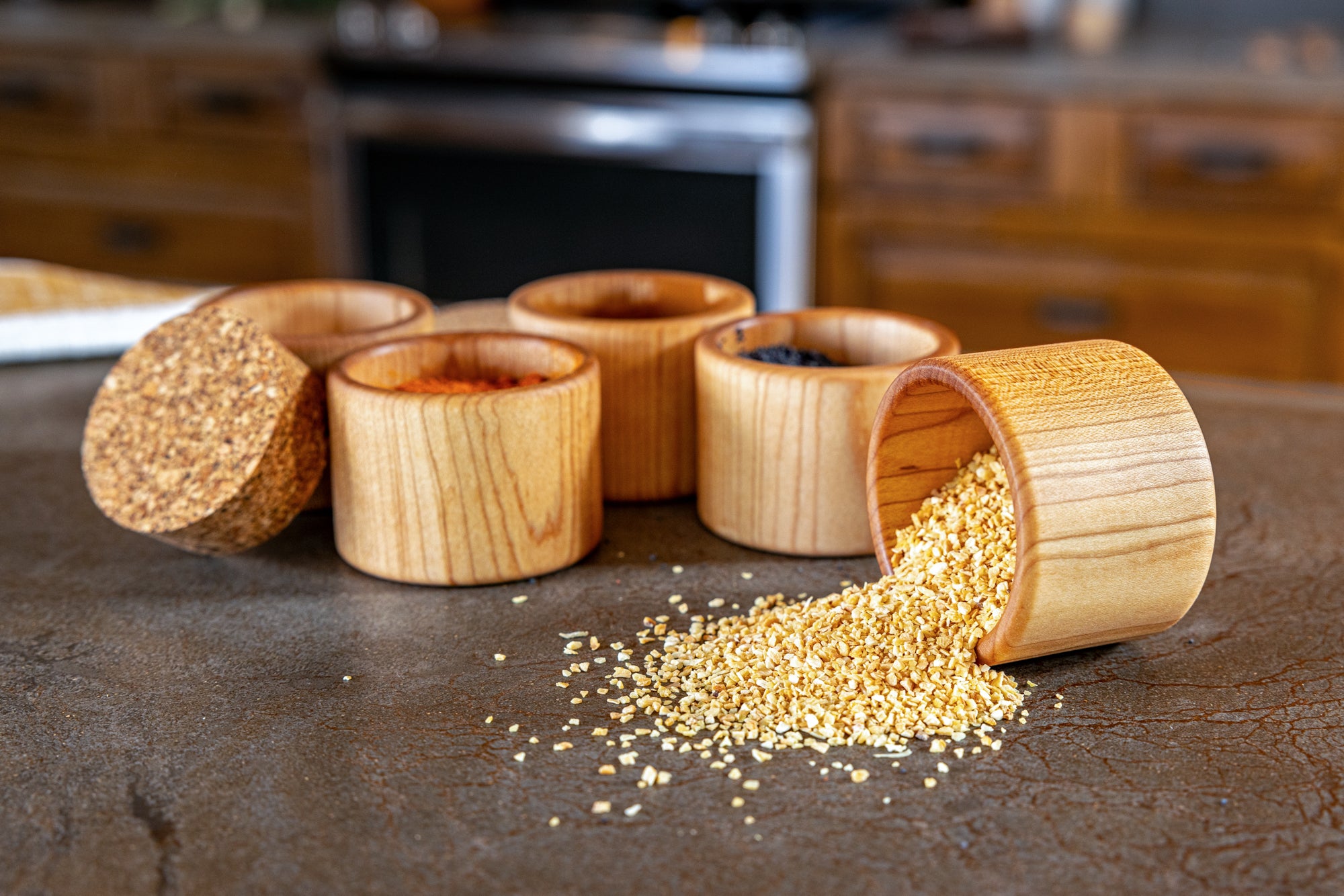 Wooden Salt Cup - Earlywood