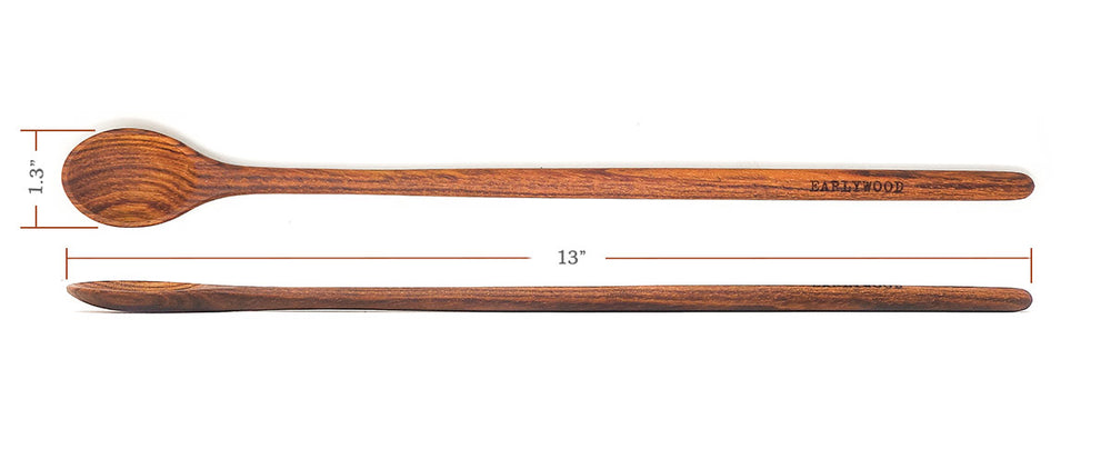 long handled wooden tasting spoon - Earlywood