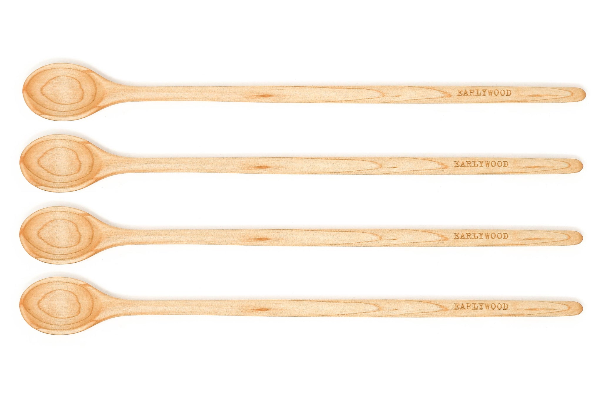 long handled wooden tasting spoon set - Earlywood